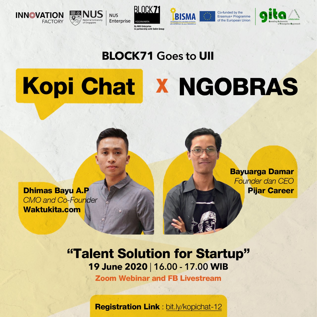 Block 71 Goes To UII : Kopi Chat X NGOBRAS #1 “Talent Solution for ...
