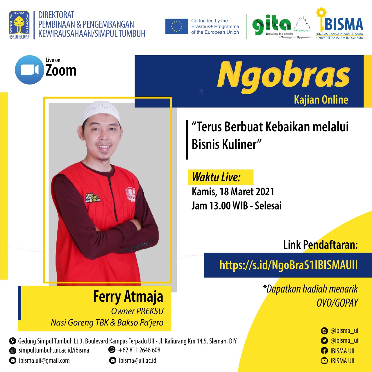 Ngobras Bisnis Kuliner - Direktorat Simpul Tumbuh UII